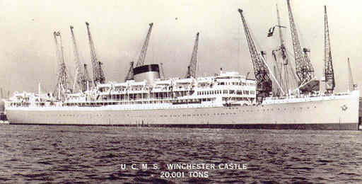 No.508 Winchester Castle launched 1929 | The World's Passenger Ships