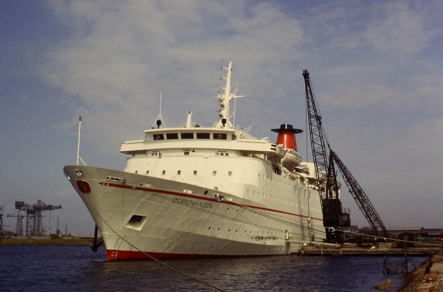 No.1011 Copenhagen launched 1972 | The World's Passenger Ships