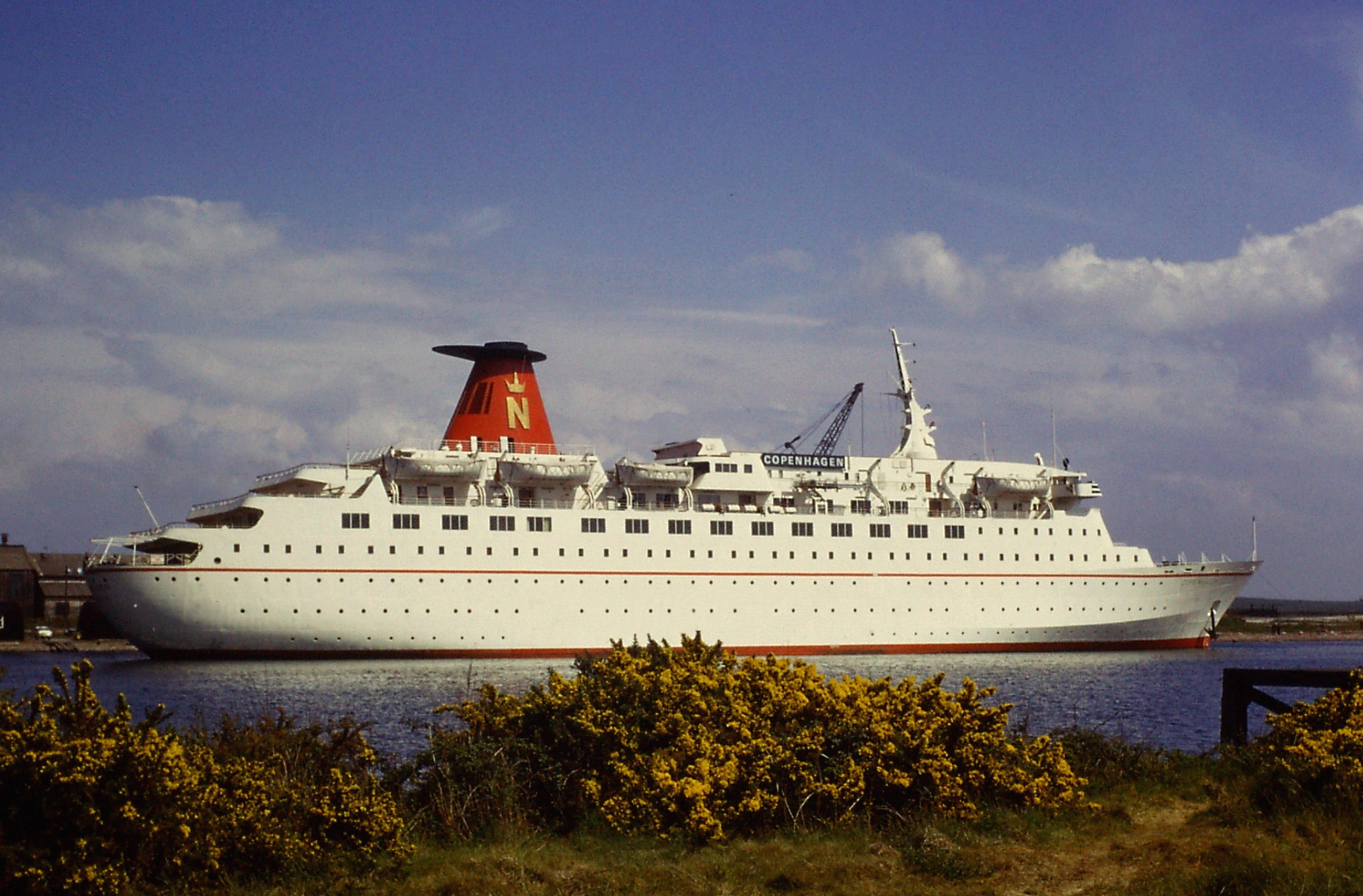 No.1011 Copenhagen launched 1972 | The World's Passenger Ships