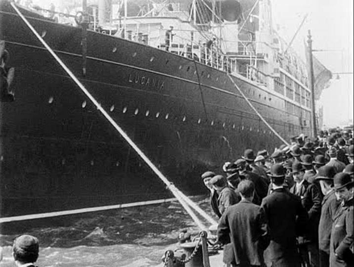 No.6 Lucania launched 1893 | The World's Passenger Ships