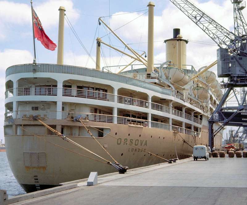 No.860 Orsova launched in 1953 | The World's Passenger Ships
