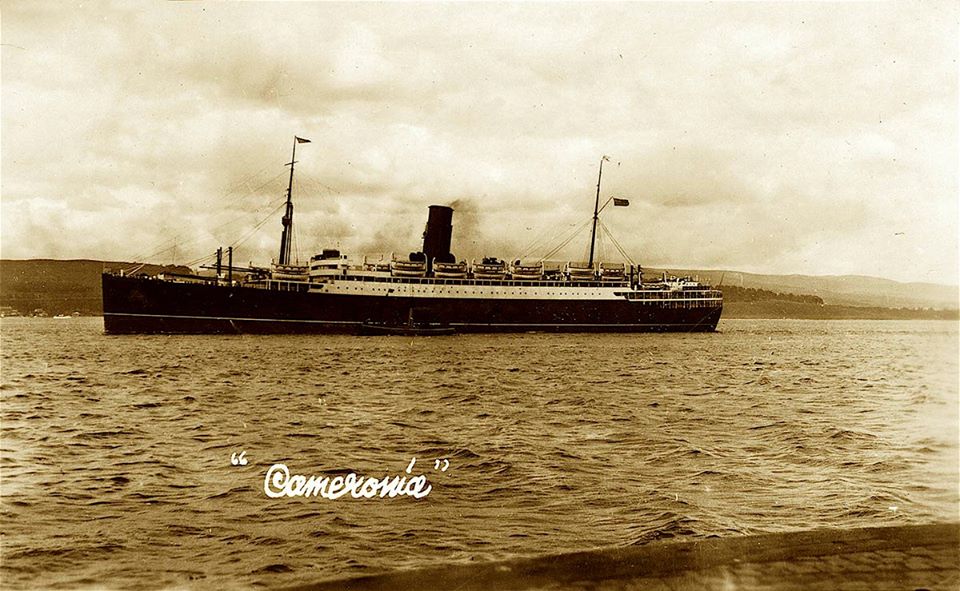 No.280 Cameronia launched in 1919 | The World's Passenger Ships