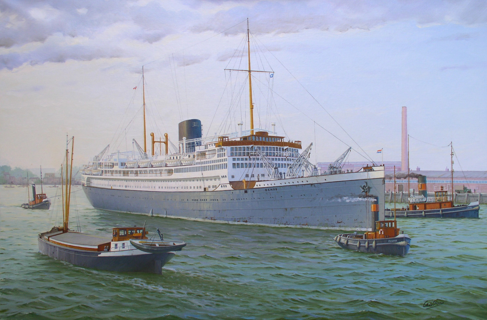 No.524 Dempo launched in 1930 | The World's Passenger Ships