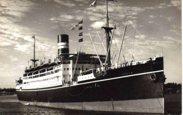 No.525 Kenya launched in1930 | The World's Passenger Ships