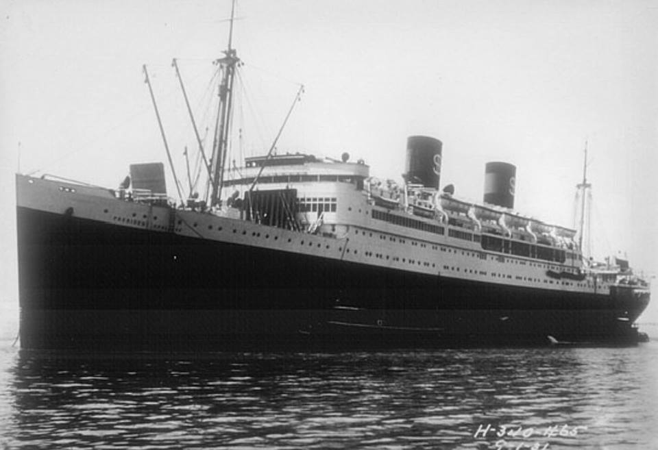 No.536 President Coolidge launched in 1931 | The World's Passenger Ships