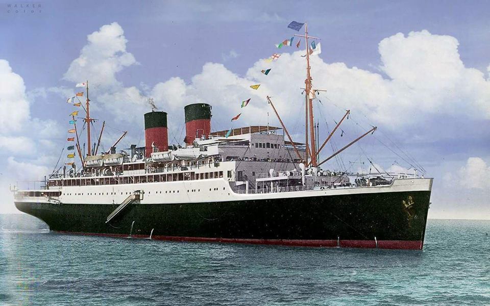 No.544 Colombie launched 1931 | The World's Passenger Ships
