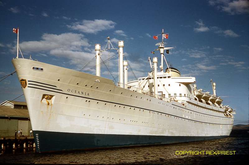 No.801 Oceania launched in 1950 | The World's Passenger Ships