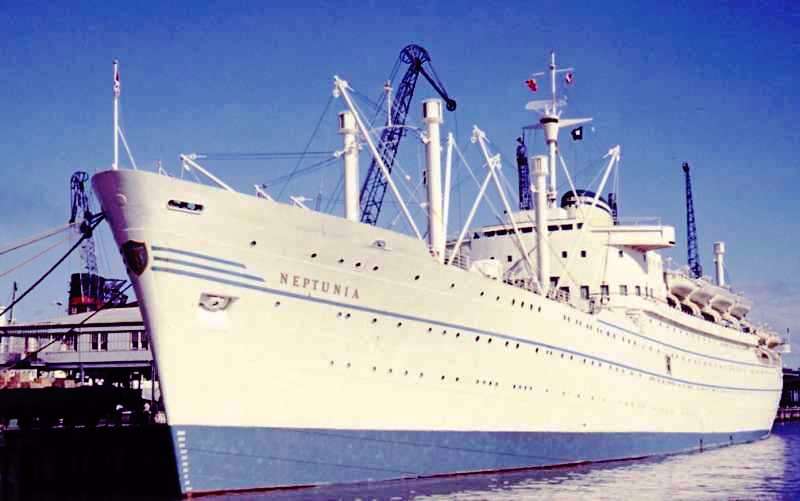 No.805 Neptunia launched in 1950 | The World's Passenger Ships