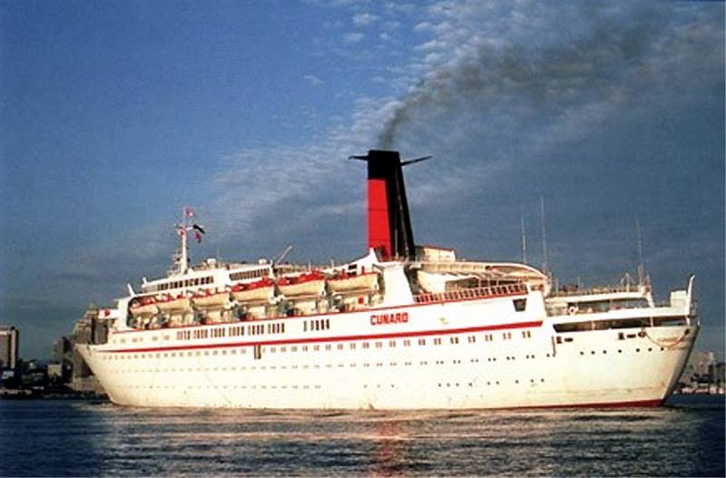 No.980 Cunard Adventurer launched in 1971 | The World's Passenger Ships