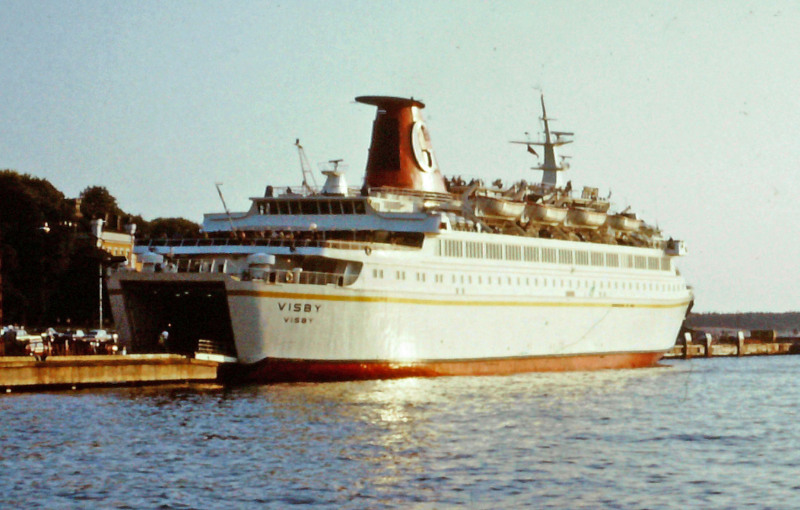 No.998 Visby launched in 1972 | The World's Passenger Ships