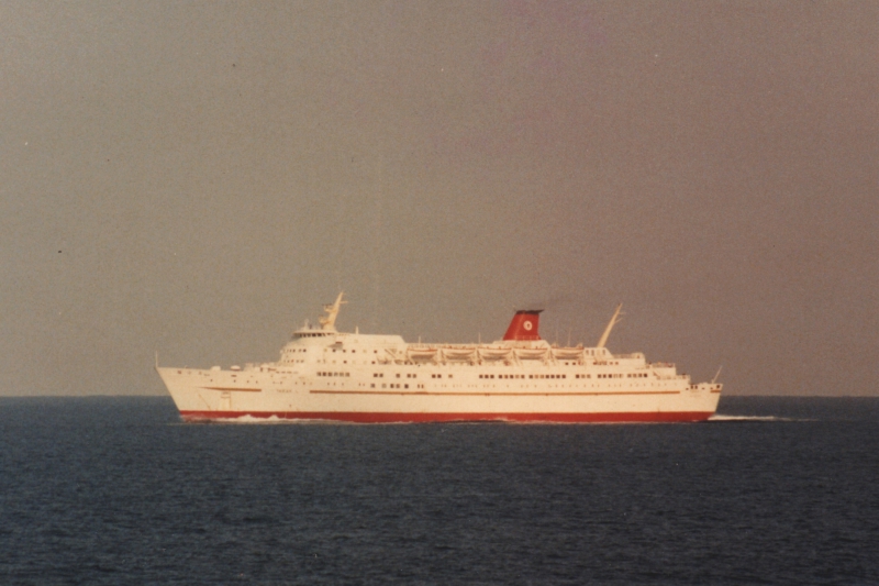 No.1027 Prinsessan Birgitta launched in 1973 | The World's Passenger Ships