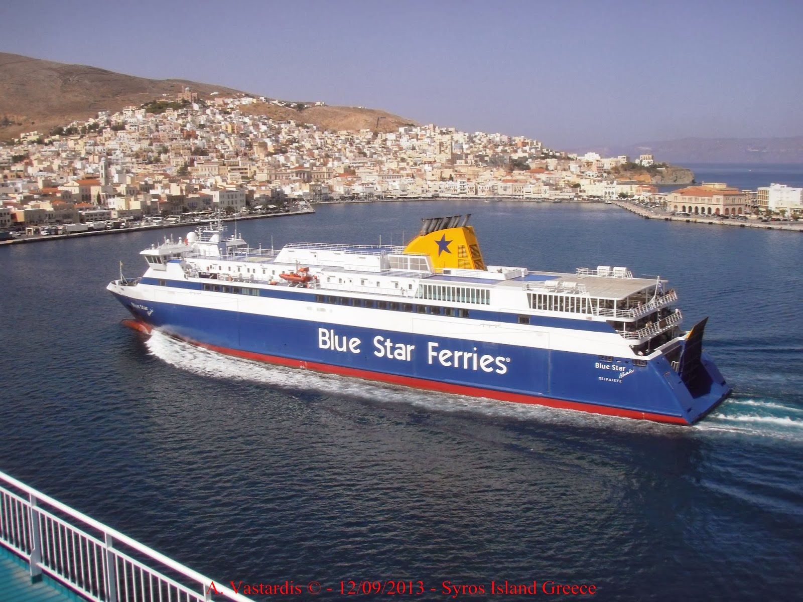 No.1494 Blue Star Ithaki launched 1999 | The World's Passenger Ships