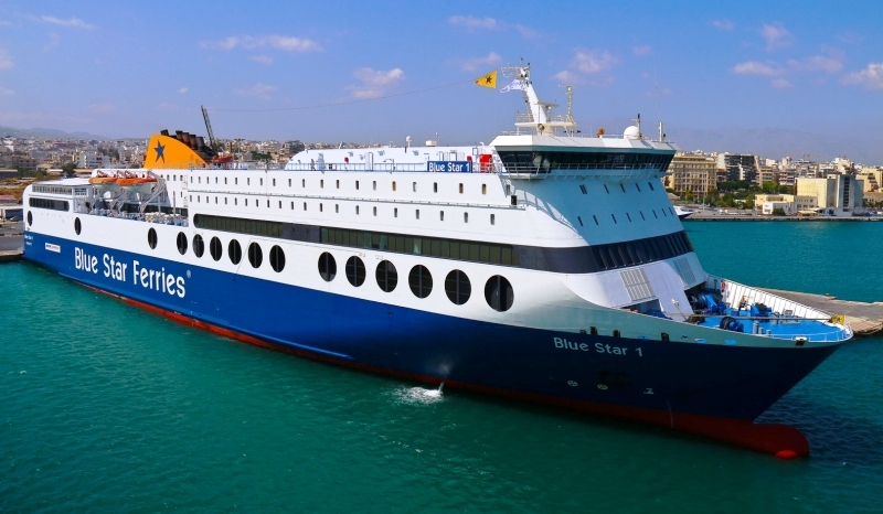 No.1496 Blue Star 1 launched 1999 | The World's Passenger Ships