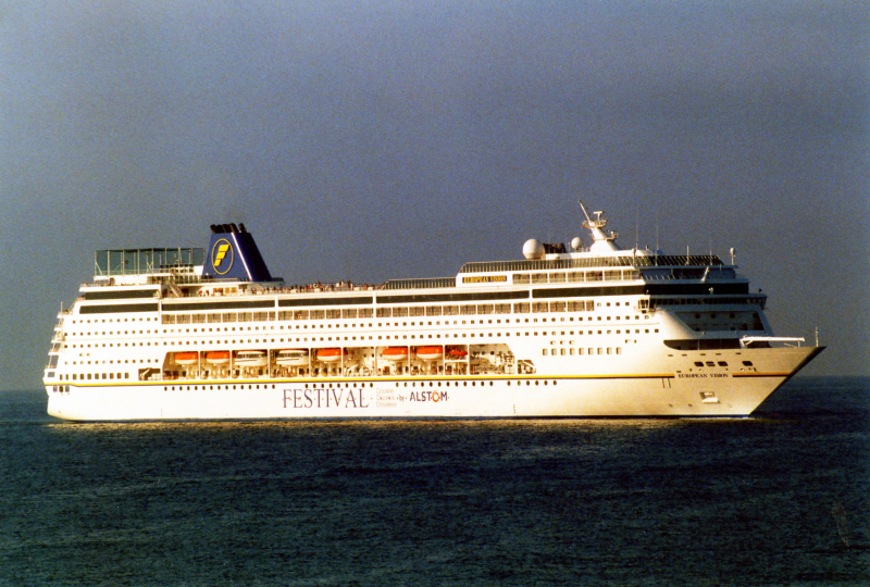 No.1534 European Vision launched in 2000 | The World's Passenger Ships