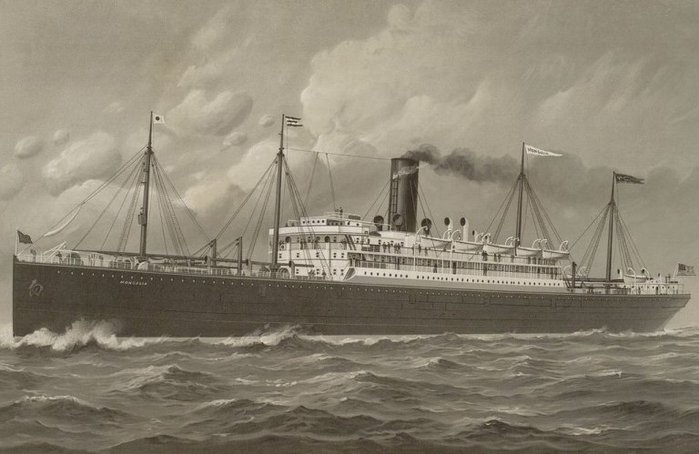 No.87 Mongolia launched in 1903 | The World's Passenger Ships