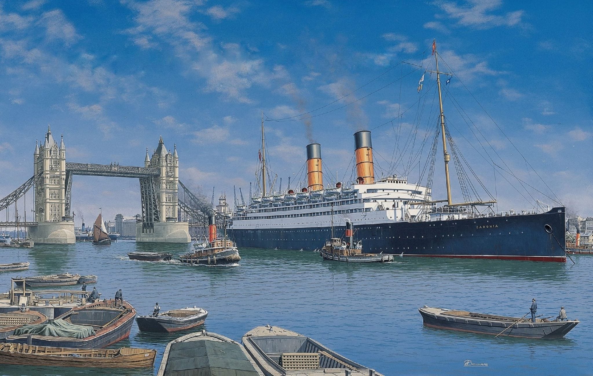 No.97 Caronia launched in 1904 | The World's Passenger Ships