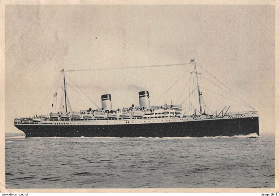 No.446 Augustus launched in 1926 | The World's Passenger Ships