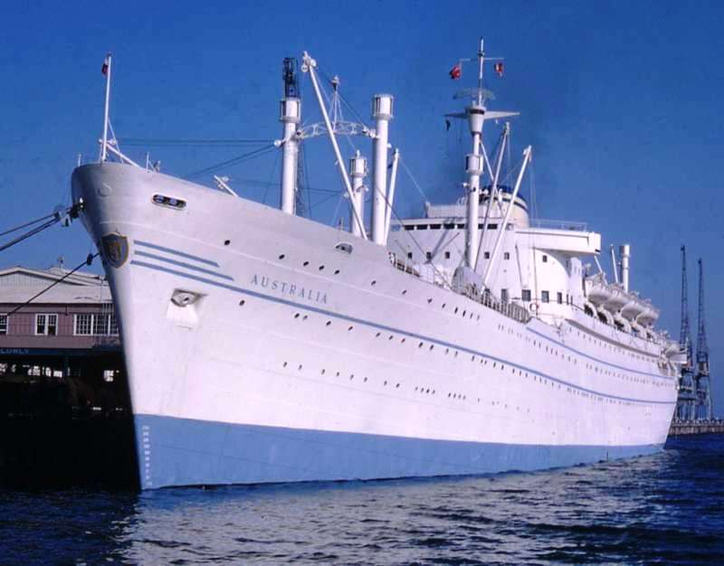 No.795 Australia launched 1950 | The World's Passenger Ships