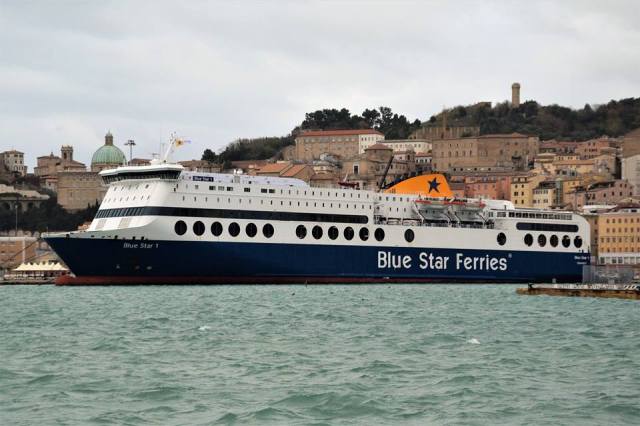 No.1496 Blue Star 1 launched 1999 | The World's Passenger Ships