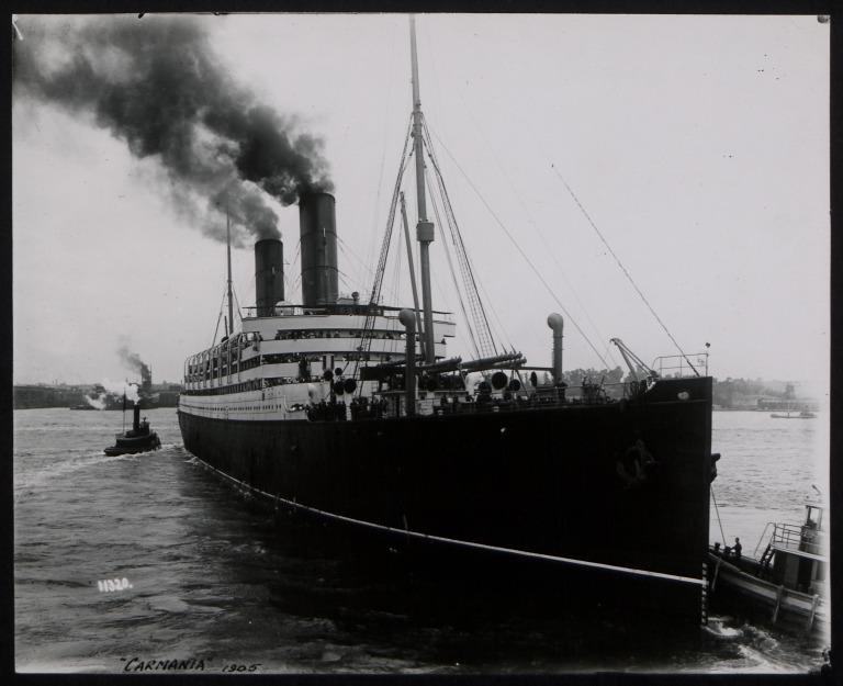 No.104 Carmania launched in 1905 | The World's Passenger Ships