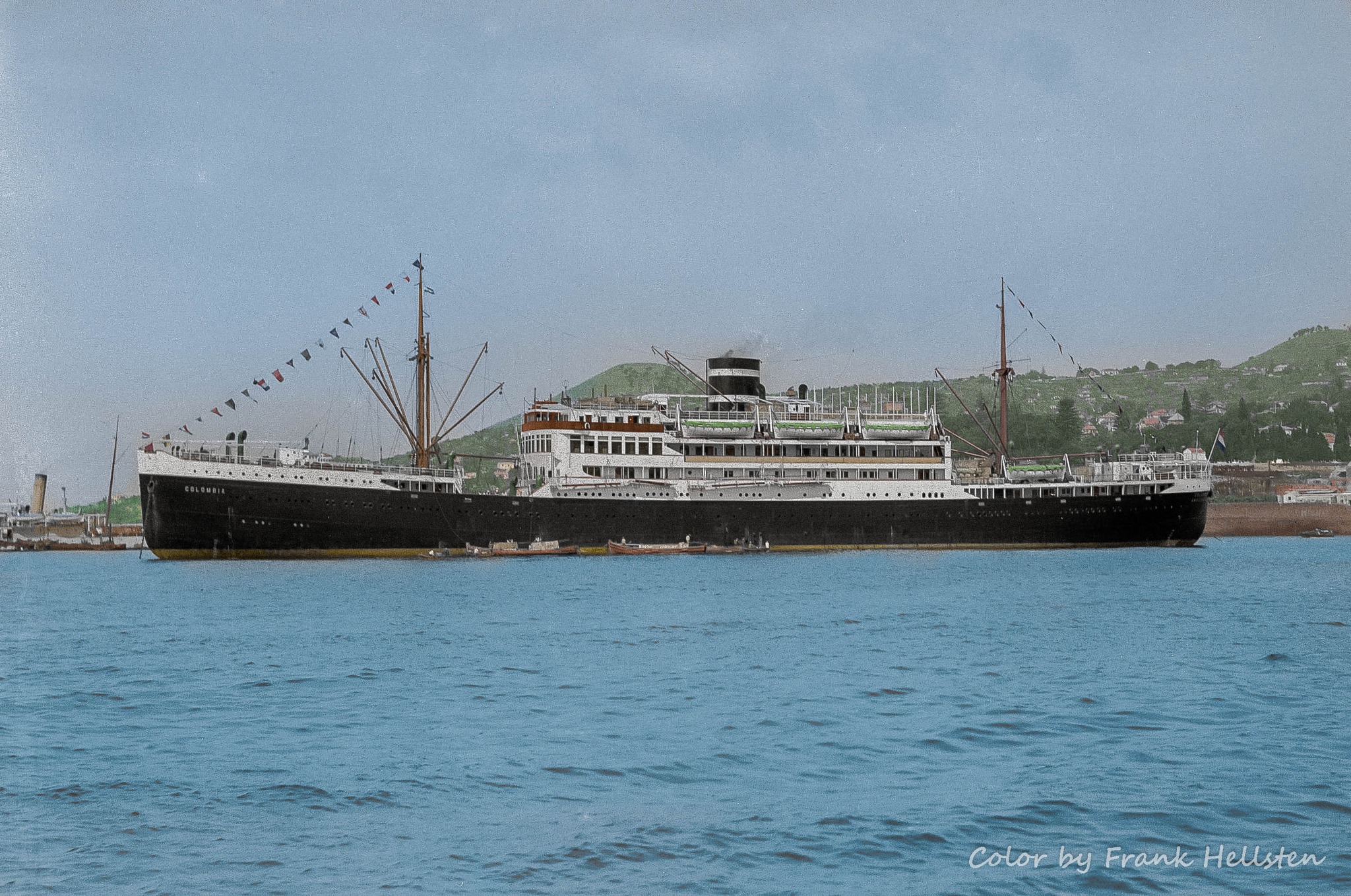 No.522 Colombia launched 1930 | The World's Passenger Ships