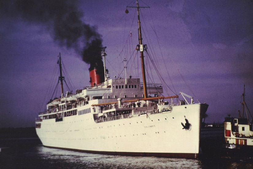 No.544 Colombie launched 1931 | The World's Passenger Ships