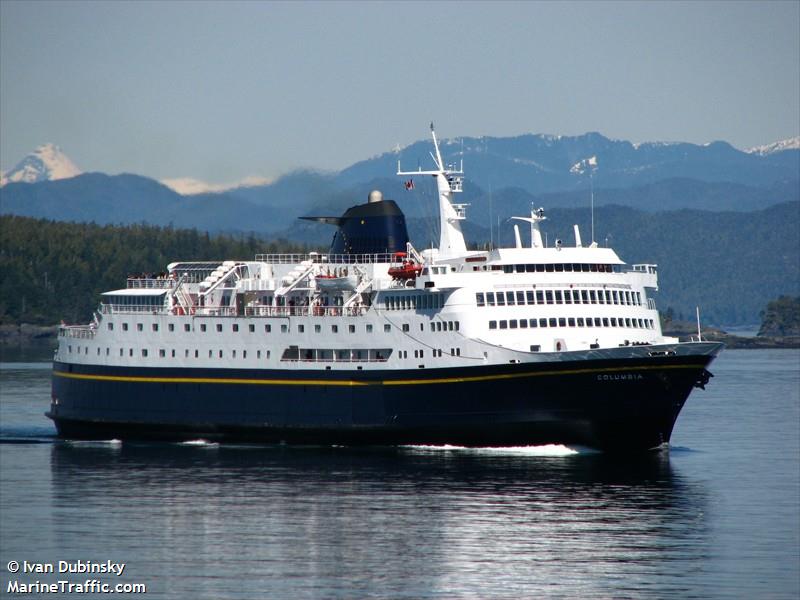 No.1021 Columbia launched 1973 | The World's Passenger Ships