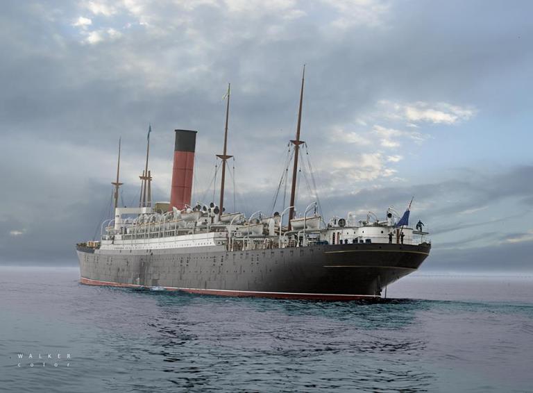 No.43 Saxonia launched in 1899 | The World's Passenger Ships