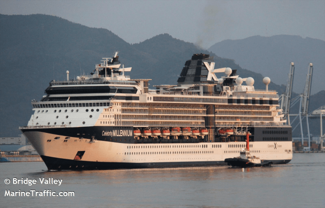 No.1492 Millennium floated out 1999 | The World's Passenger Ships
