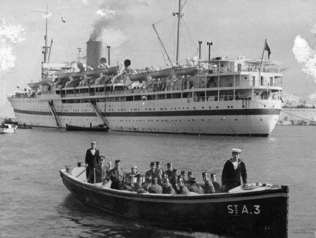 No.592 Dunera launched 1937 | The World's Passenger Ships