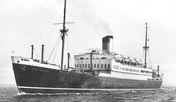 No.575 Gneisenau launched in 1935 | The World's Passenger Ships