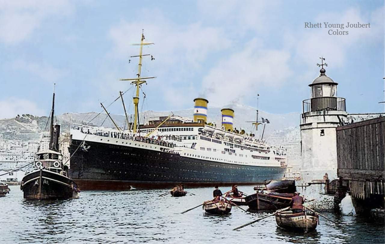 No.455 Conte Grande launched in 1927 | The World's Passenger Ships