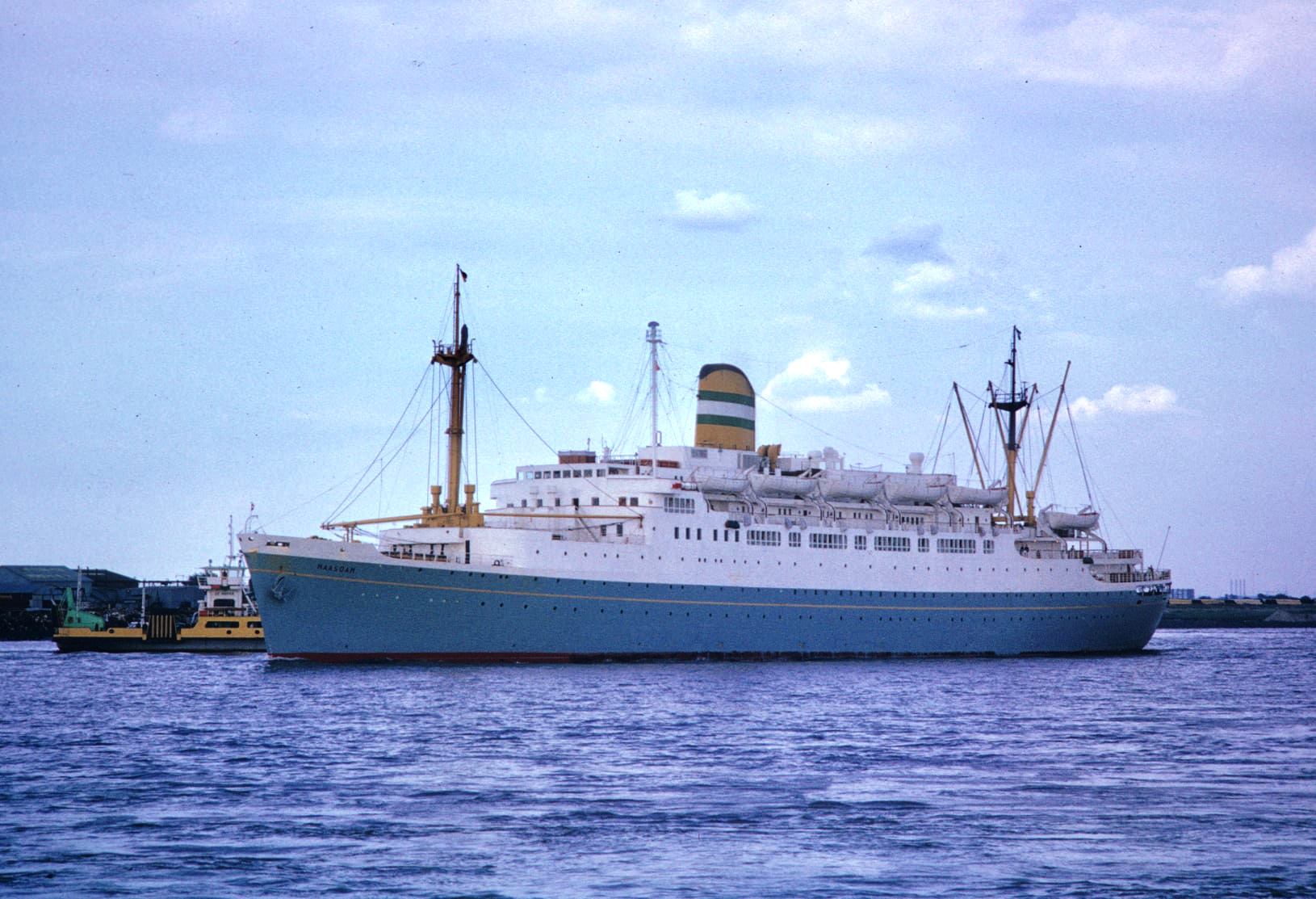 No.841 Maasdam launched in 1952 | The World's Passenger Ships