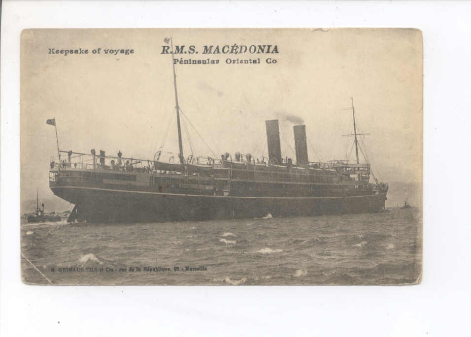No.89 Macedonia launched in 1903 | The World's Passenger Ships