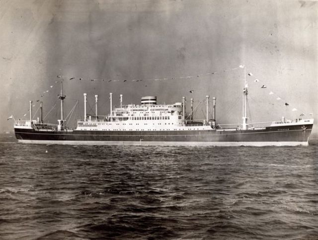 No.608 Noordam launched in 1938 | The World's Passenger Ships