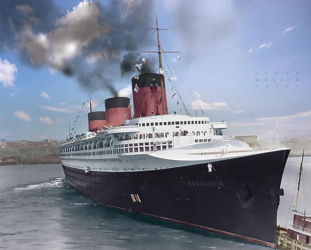 No.559 Normandie launched in 1932 | The World's Passenger Ships