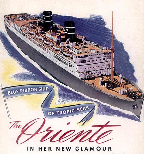 No.520 Oriente launched 1930 | The World's Passenger Ships