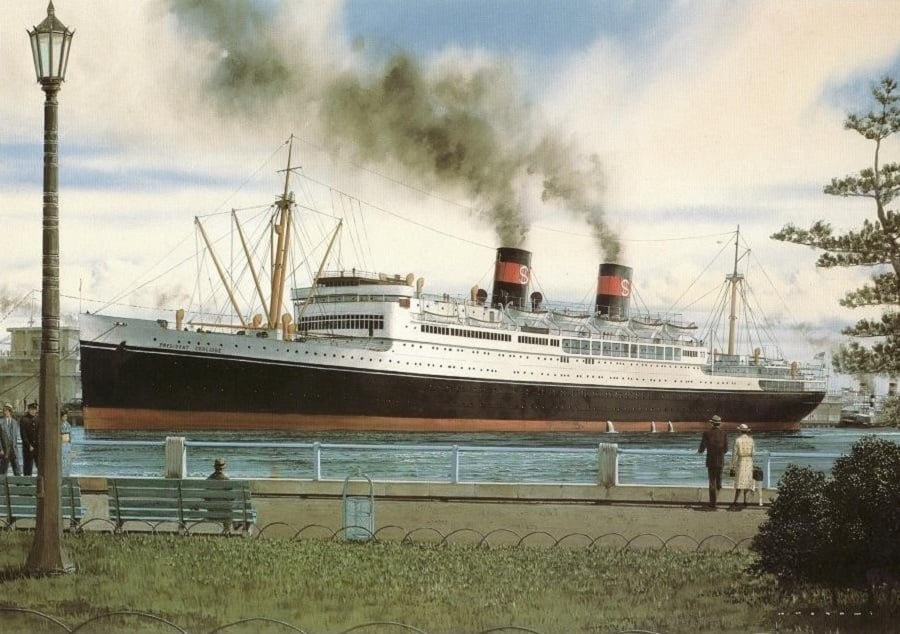 No.536 President Coolidge launched in 1931 | The World's Passenger Ships