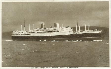No.498 Rangitane launched 1929 | The World's Passenger Ships