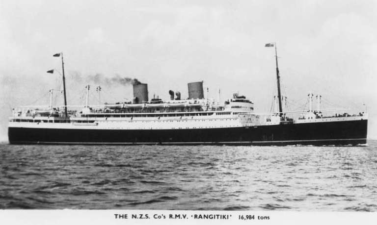 No.475 Rangitiki launched 1928 | The World's Passenger Ships