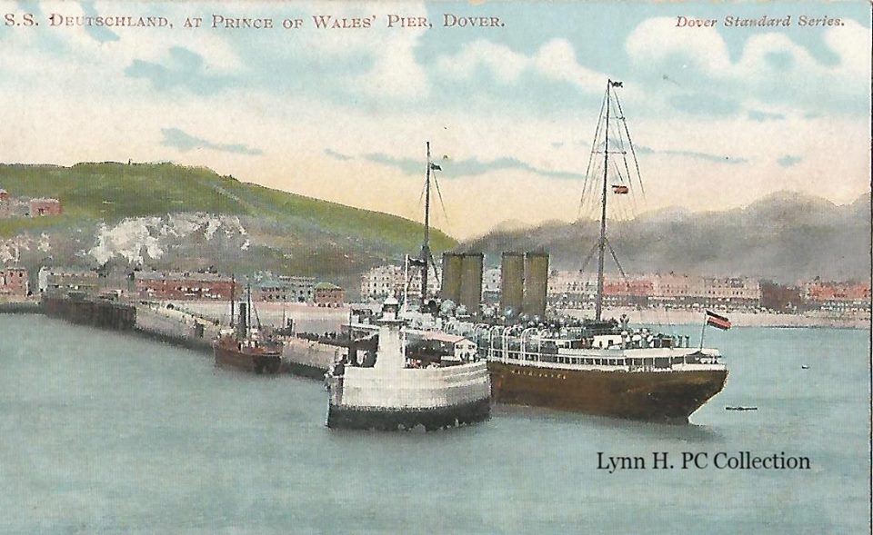 ss-deutschland-at-prince-of-wales-pier-dover | The World's Passenger Ships