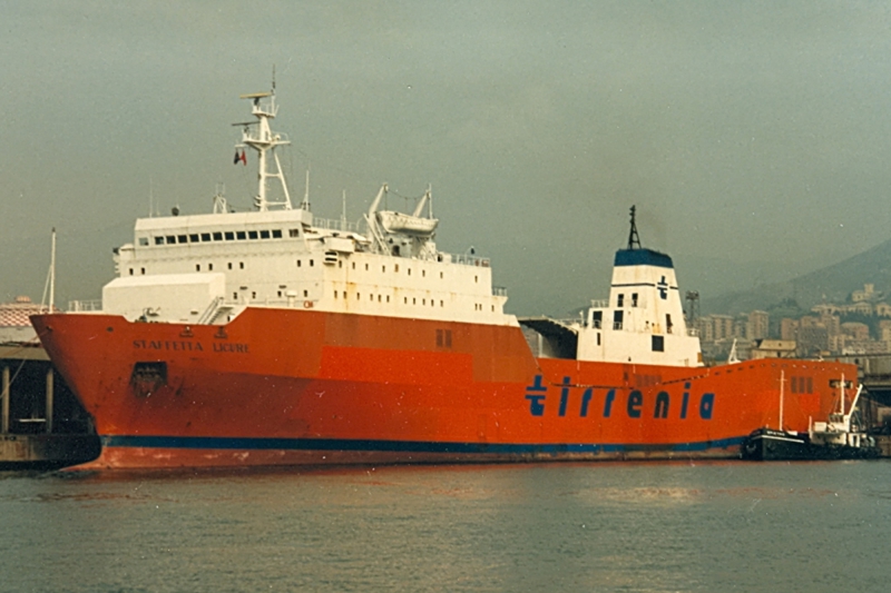 No.1089 Staffetta Ligure launched in 1979 | The World's Passenger Ships