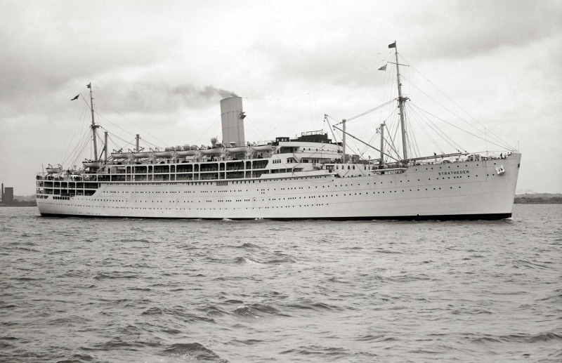 No.598 Stratheden launched in 1937 | The World's Passenger Ships