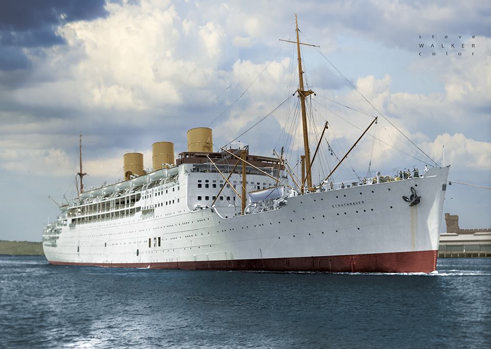 No.534 Strathnaver launched in 1931 | The World's Passenger Ships