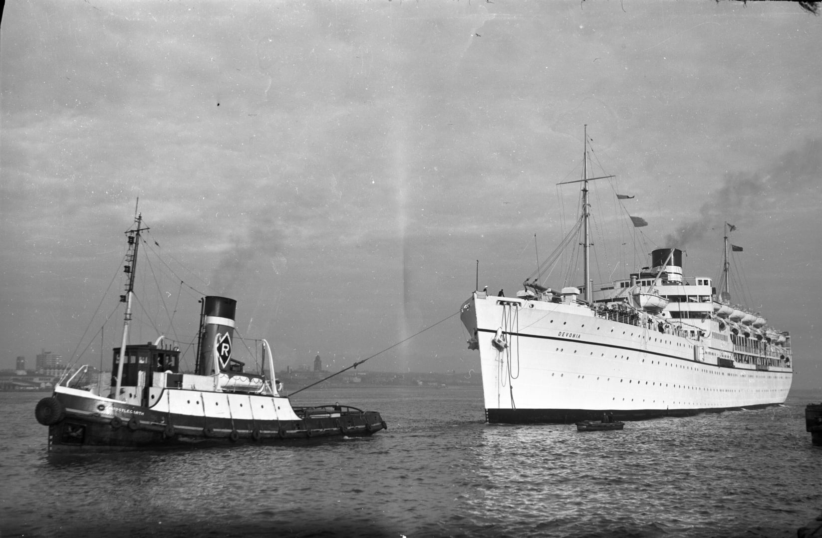 No.594 Devonshire launched in 1938 | The World's Passenger Ships