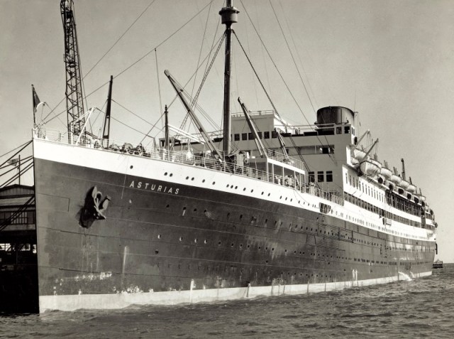 No.428 Asturias launched in 1925 | The World's Passenger Ships