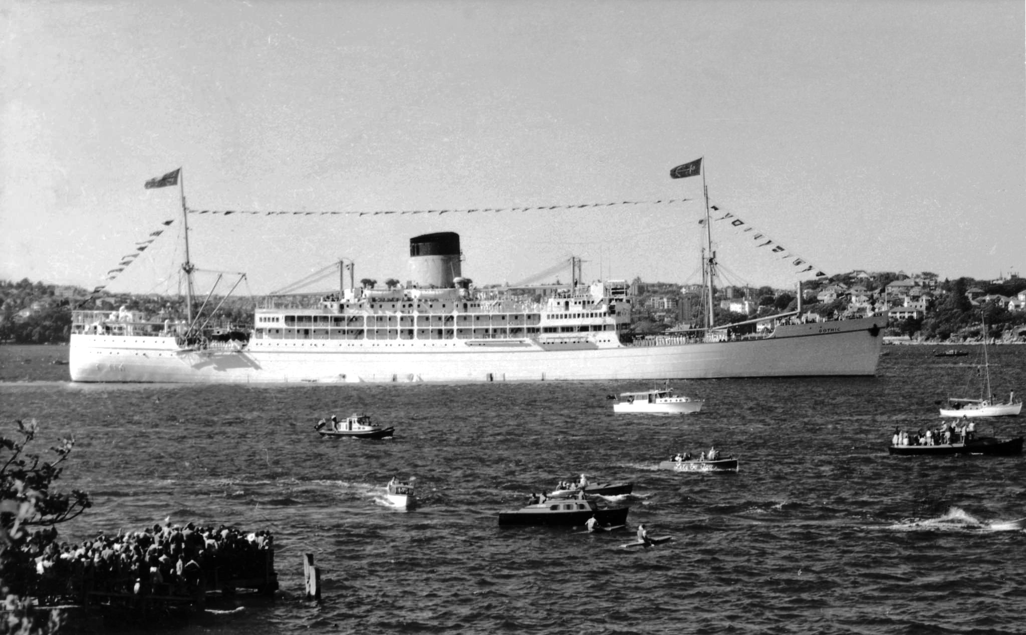 No.762 Gothic launched in 1947 | The World's Passenger Ships