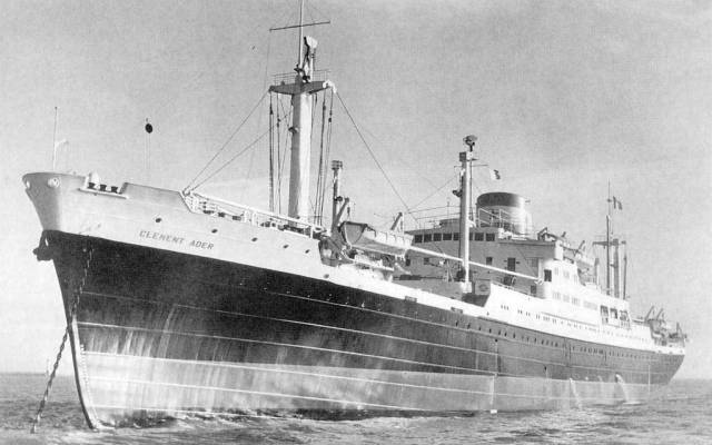 No.863 Clement Ader launched in 1953 | The World's Passenger Ships