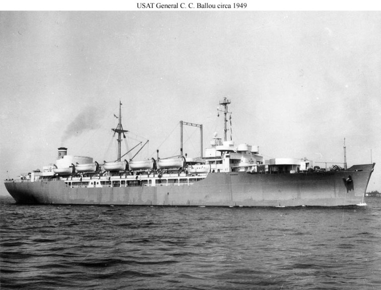 No.709 General C C Ballou launched in 1945 | The World's Passenger Ships