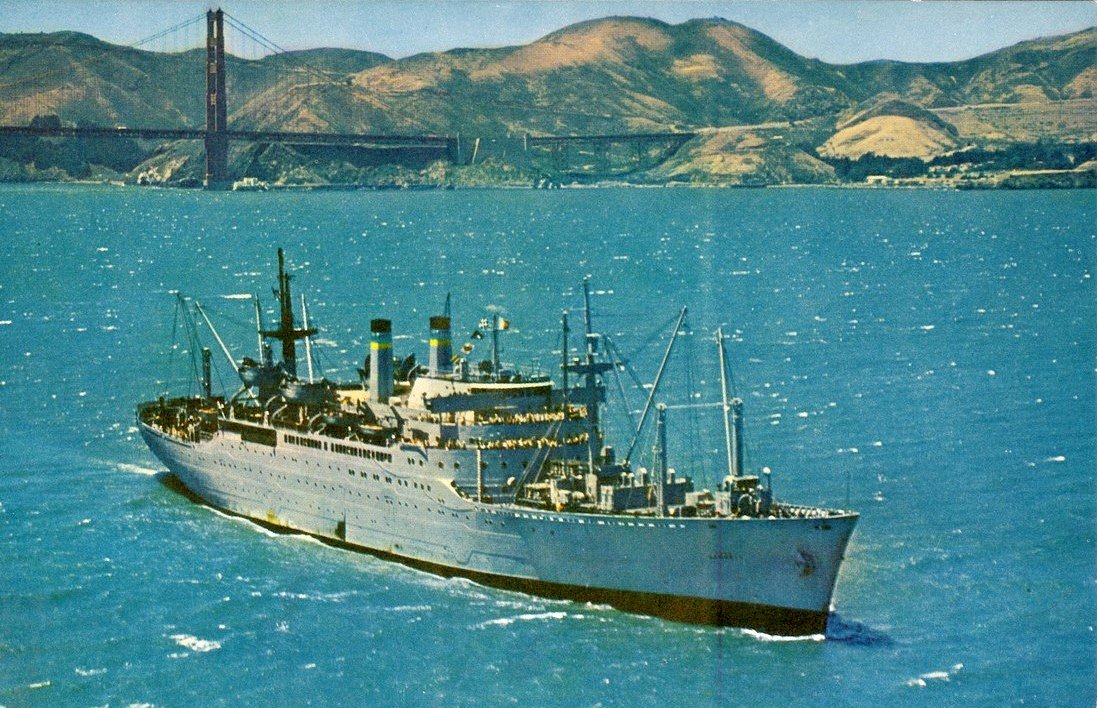 No.797 President Jackson launched in1950 | The World's Passenger Ships